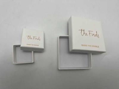 China Custom Jewelry Paper Box featuring rigid cardboard matte laminated surface available in flip lid drawer and two piece box styles with hot stamping embossing and UV printing for sale