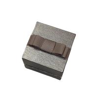 China Custom Jewelry Paper Box with magnetic closure made from grey board wrapped in specialty paper perfect for jewelry packaging and presentation for sale