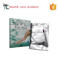 China magic peeling exfoliating moisturizing foot/ feet care heel peel mask spa socks for sale