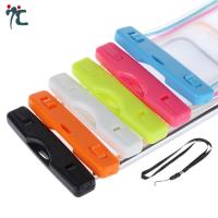 China pvc mobile cell phone waterproof plastic polyester sports bag for phone for sale