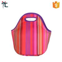 China wholesale polyester neoprene insulated waterproof bento fitness lunch picnic tote bag for sale