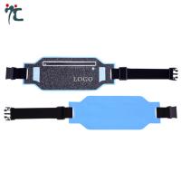 China custom neoprene men cycling fishing running sport mobile small elastic waterproof waist belt bag for sale
