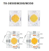 China 200W Tunable White COB LED Module - Hard Light for Photography CRI95 for sale