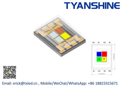 China Ceramic SMD5060 LED RGBW 15W 20W 40W 50W 60W RGBL Multichip LEDs for sale