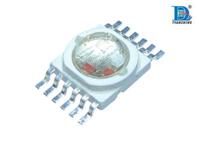 China 5 In 1 RGBWA 10w High Power Led Doide For Landscape Lighting With 140° Beam Angle for sale