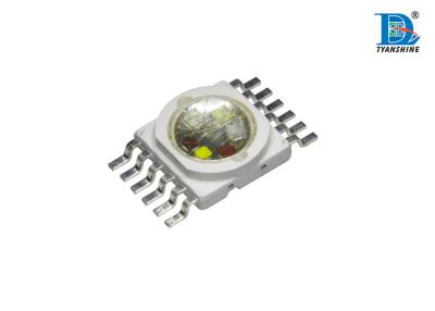 China 10Watt Multiple Color High Power LED with 6in1 RGBWA UV 520nm Green for sale