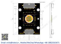 China RGBW LED Module 400W Stage Moving-head LED Light Engine for sale