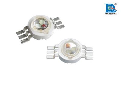 China 3x3W High Power RGB LED Doide 700mA 140 Degree Beam Angle for sale