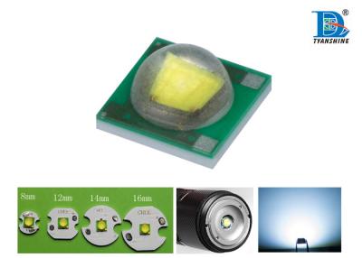 China CREE Chip XPE SMD LED Diode Flashlights 1W / 3W White 8000K for sale