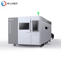 China 3kw 6000w Iron Laser Cutter , CNC Fiber Laser Cutting Machine For Metal Sheet for sale