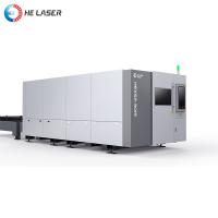 China 3kw 6000w Iron Laser Cutter , CNC Fiber Laser Cutting Machine For Metal Sheet for sale