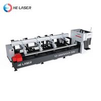China Square Pipe Fiber Laser Cutting Machine , CNC Pipe Laser Cutter Machine 3000W for sale