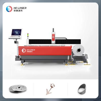China 3000KG Steel Pipe Cutting Machine 120m/min With ±0.03mm Positioning Accuracy for sale