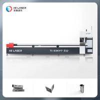 China HE LASER Fiber Laser Pipe Cutting Machine Stainless Steel Pipe Laser Cutting Machine 1500W for sale