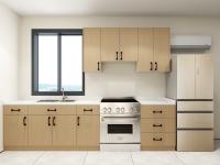 China Middle Ancient Style Open Kitchen Classicism Retro Style Kitchen Cabinet For Apartment for sale