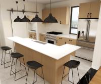 China Middle Ancient Style Open Kitchen Classicism Retro Style Kitchen Cabinet For Apartment for sale