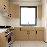 China Middle Ancient Style Open Kitchen Classicism Retro Style Kitchen Cabinet For Apartment for sale