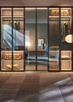 China Maximize Your Bedroom Space with Glass Door Wardrobe Customizable and Versatile for sale