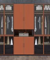 China Maximize Your Bedroom Space with Glass Door Wardrobe Customizable and Versatile for sale
