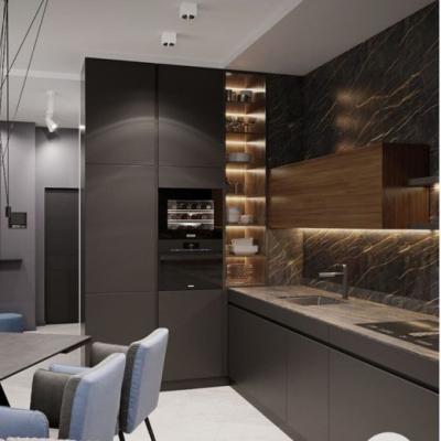 China China Top Manufacture Supply Modern Waterproof High Quality Kitchen Cabinet for Old Kitchen Renovation Villa Apartment Kitchen for sale