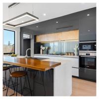 China Modern Kitchen Cabinet PVC Thermofoil Kitchen Cabinet Set, Porcelain Furniture Cabinets for sale