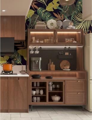 China Modern Waterproof Veneer Kitchen Cabinets | Custom-Sized Plywood Base for Home Renovation Projects for sale