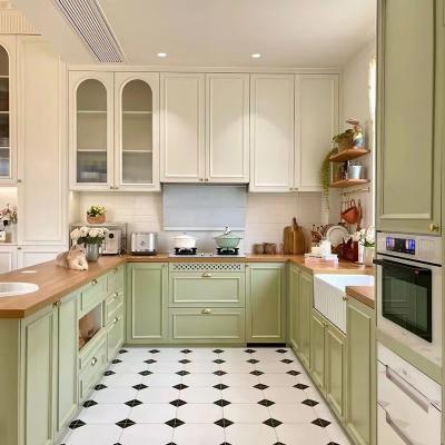 China Wooden Apartment Lacquer Kitchen Cabinet Customized Kitchen Cupboard Lacquer for sale