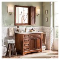 China Custom Shaker Style Bathroom Vanity with Mirror Hot Selling Bathroom Vanity Floor Standing for sale