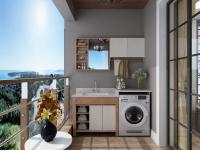 China Plywood Laundry Closet Sintered Stone Acrylic Laundry Room Wardrobe for sale