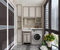 China Plywood Laundry Closet Sintered Stone Acrylic Laundry Room Wardrobe for sale