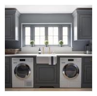 China Vanity Combo Laundry Closet Porcelain Stone  Laundry Pulley System for sale