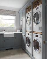 China Vanity Combo Laundry Closet Porcelain Stone  Laundry Pulley System for sale