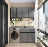 China Vanity Combo Laundry Closet Porcelain Stone  Laundry Pulley System for sale