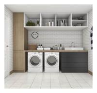 China Plywood Laundry Closet  Lacquer Laundry Room Organization System 2D 3D for sale