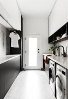 China Plywood Laundry Closet  Lacquer Laundry Room Organization System 2D 3D for sale