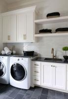 China Plywood Laundry Closet  Lacquer Laundry Room Organization System 2D 3D for sale
