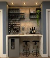 China Home Wine Bar Furniture Modern Design Wine Bar Display For Living Room for sale