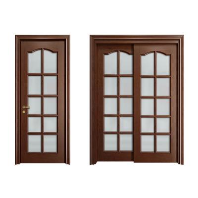 China Luxury Interior Wooden Door Good Quality Waterproof Hotel Interior Room Door for sale