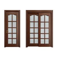 China Professional Wholesale Luxury Customized Size Interior Solid Wood Door for House for sale
