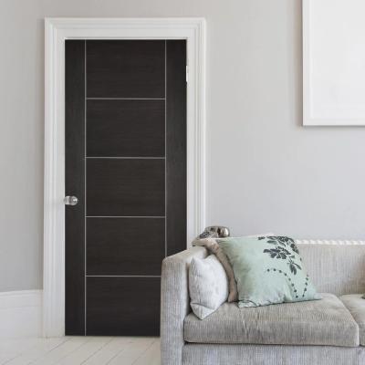 China Customized Interior Wooden Doors Modern Design Luxury Hotel Interior Slab Doors for sale