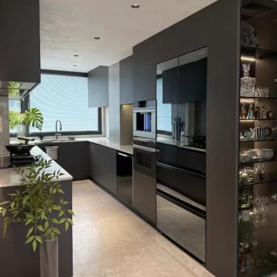 China Premium Modern Kitchen Cabinets, Custom Built Cabinetry with Smart Storage Solutions for Residential  Projects for sale