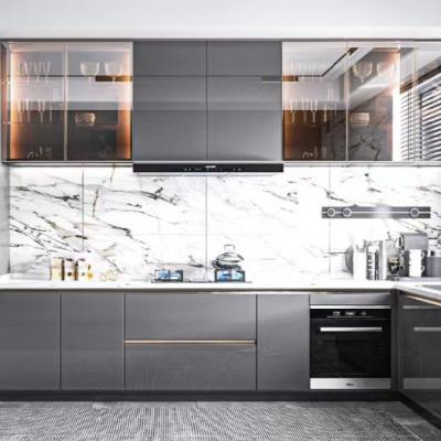 China Modern Kitchen Cabinet Factory Direct Wholesale Custom Kitchen Storage Cabinets for sale