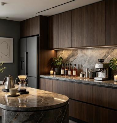 China Modern Waterproof Veneer Kitchen Cabinets Custom Size Plywood Base for Home Renovation Projects for sale