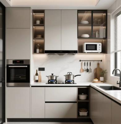 China Modern Kitchen Cabinet Set with Customizable Sizes, OEM/ODM Service for Global Distributors for sale
