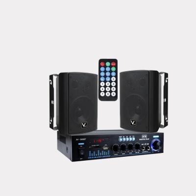 China Commercial Wall Mounted Studio Classroom Wireless Meeting Room Home Theater systemSpeaker Restaurant Special Set AV-568- MS50 for sale