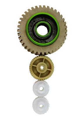 China Industrial Low Volume Injection Precision Parts Molding Steel Brass Gear Custom for sale