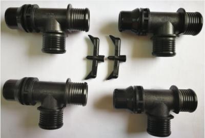 China OEM Reinforced Tube Fittings Plastic Mould Rapid Prototyping Plastic Injection Molding for sale