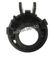 China Custom Precision Plastic Injection Molding Tooling Perforated Ring parts for sale