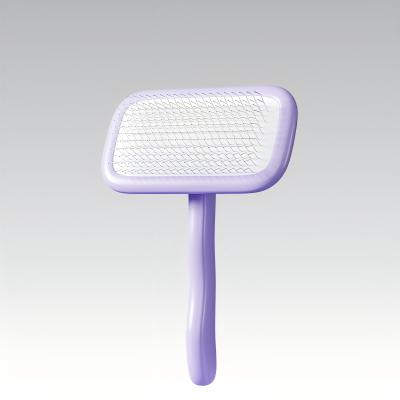 China Hollow‑Handle Self‑Cleaning Pet Slicker Brush: Your ODM Partner for Pet Grooming Hardware for sale