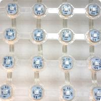 China T20-1L Transparent Led Mesh Display Outdoor SMD3535 For Building Surface for sale